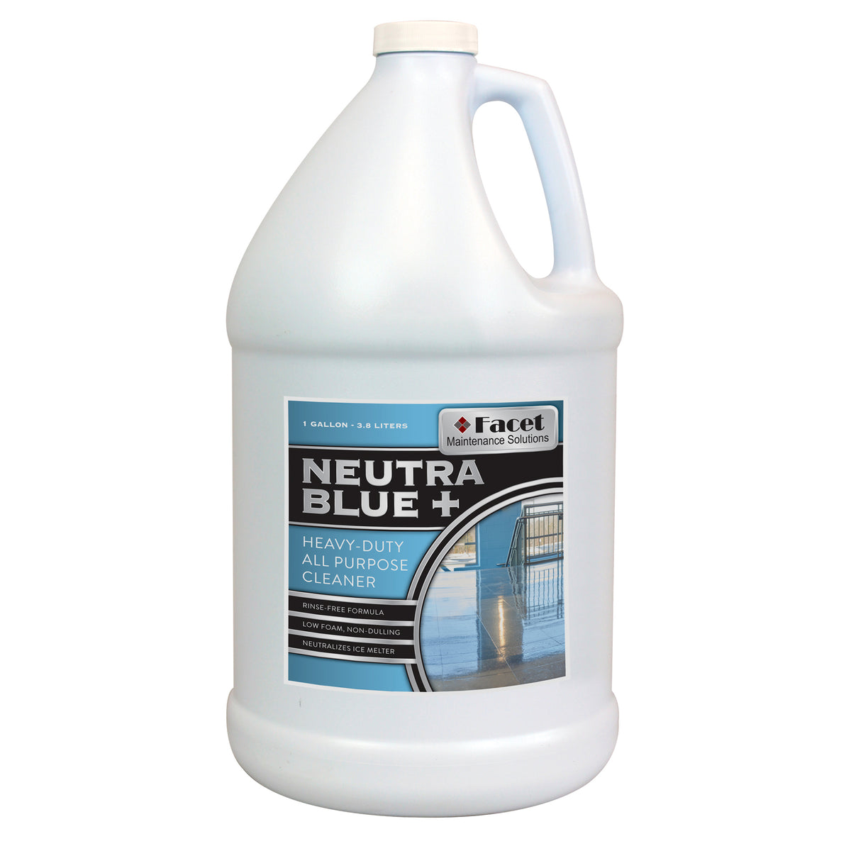 Facet Neutra Blue Plus Heavy-Duty All Purpose Cleaner & Ice Melt Neutr ...